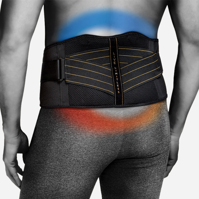Rapid Relief Stabilizing Back Support Wraps - Copper Fit